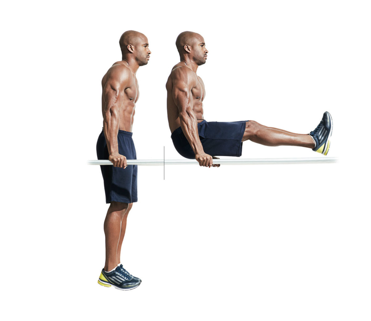 How To Do Leg Raises On Dip Bars
